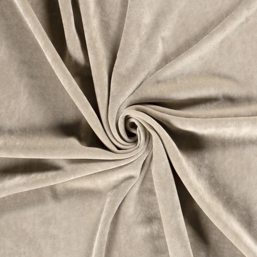 Myk (med viskose) og stretchy tykk velour til bekledning, feks bukser ...